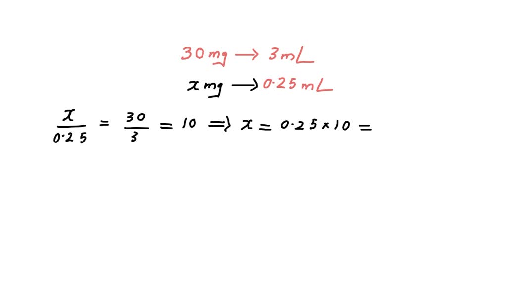 SOLVED: Prepare 0.3 mg for subcutaneous injection. The epinephrine is ...