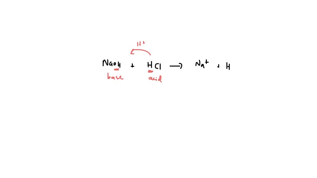 Identify the Bronsted acid(s) in the following reaction: NaOH HCl NaOH H2O HCl HCl and H2O H2O ...