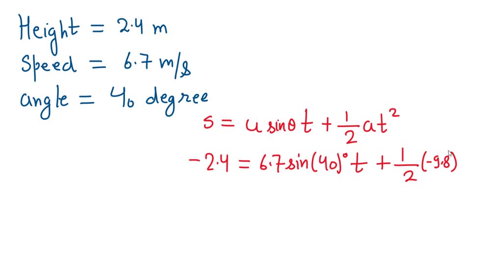 A BMX bicycle rider takes off from a ramp at a point 2.4 m above the ...