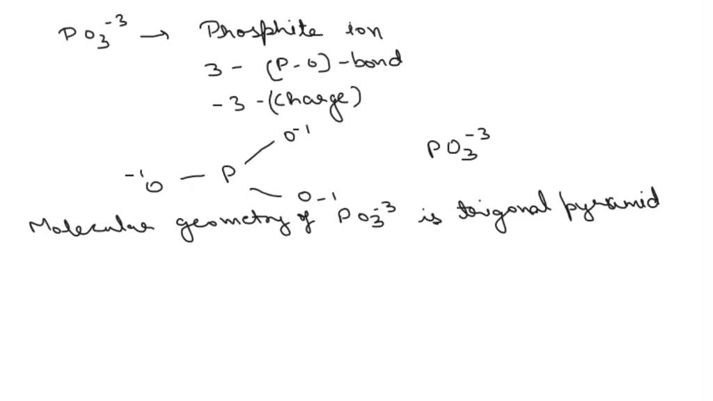 SOLVED: '? Which of the following statements best describes PO3 The ...