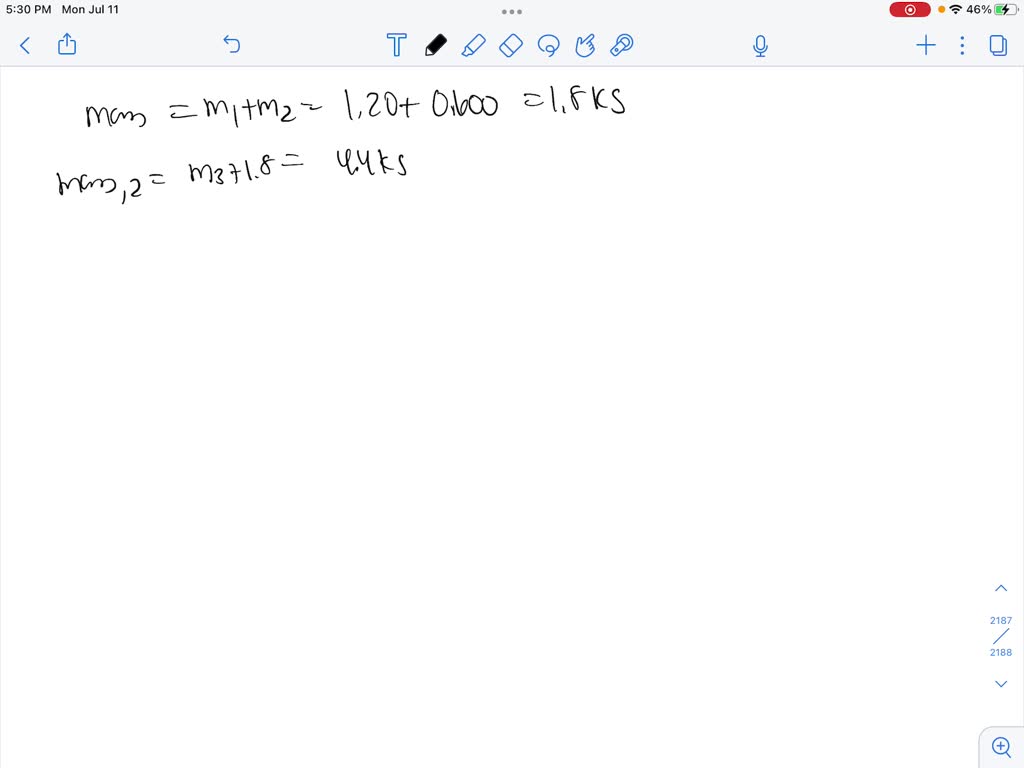 Solved A Block Of Mass M1 1 20 Kg Moving At V1 1 70 M S Undergoes