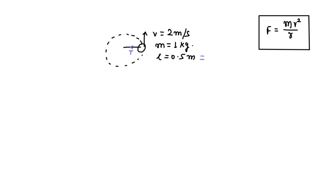 SOLVED: A ball on a string makes 4 revolutions per second. Its mass is ...