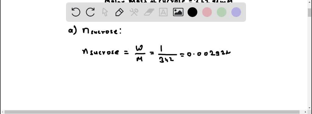 SOLVED: What is the molarity of a solution that contains one gram of ...