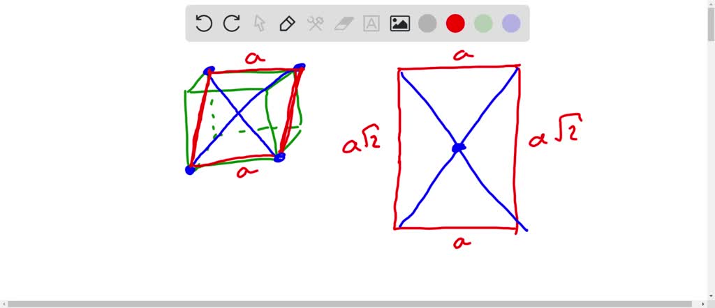 SOLVED: Body diagonals of a cube. What is the angle between two ...