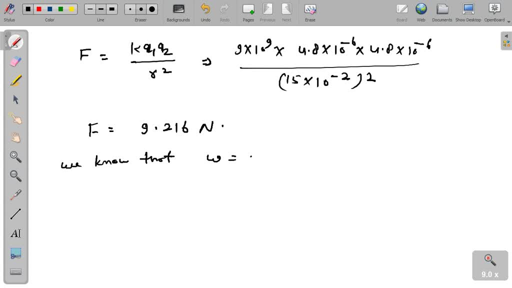 SOLVED: SUSPENDED THREAD PART A Two small insulating spheres are ...