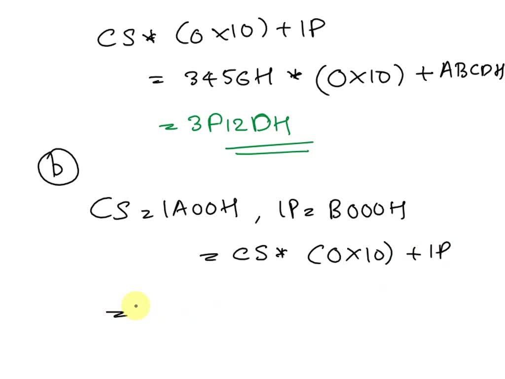 14. Find the memory address of the next instruction executed by the ...