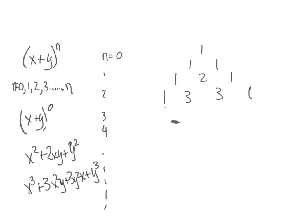SOLVED: What is Pascal's triangle? How do you find the numbers in any row of the triangle ...