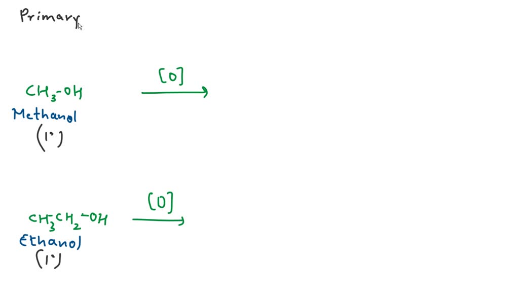 SOLVED: Write equations for the oxidation of methanol and ethanol using ...