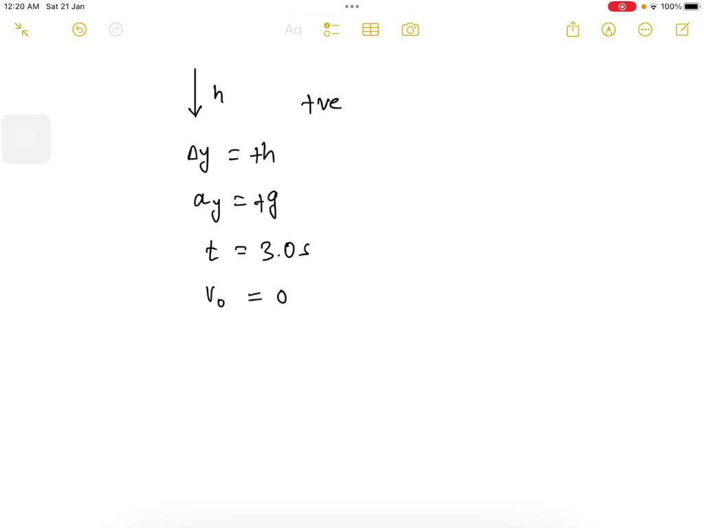 SOLVED: If a stone dropped into a well reaches the water's surface ...