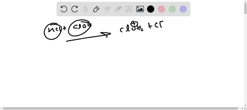 Solved Draw A Reaction Between Hlc And Cloh 