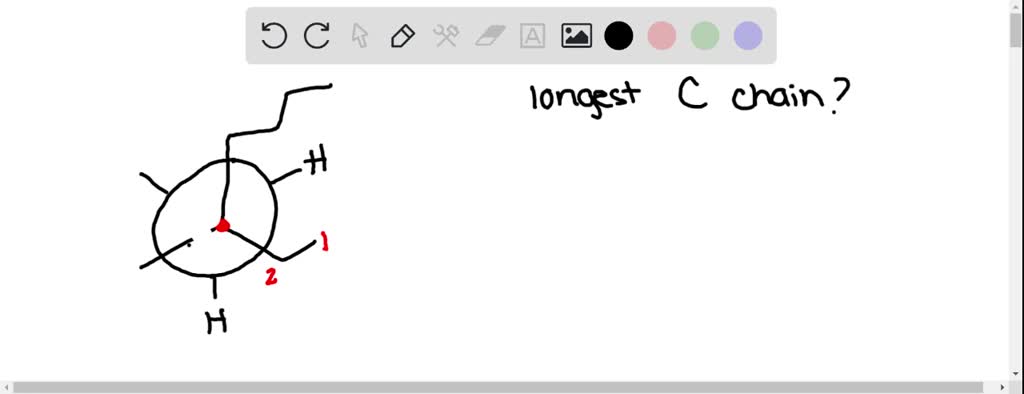 SOLVED: The parent chain in the following molecule is H 0 octane ...