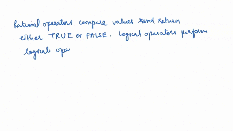 Use logical operators in descriptions of rules and...