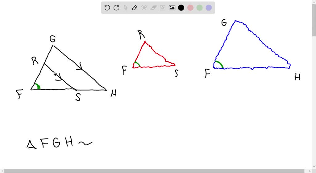 SOLVED: State if the triangles in each pair are similar. If so, state how you know they are ...