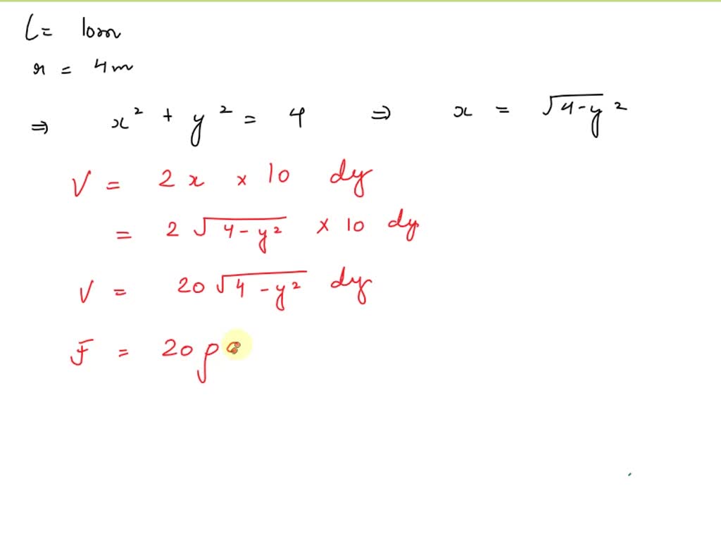 SOLVED: Problem 1. The trough shown below has length of 10 meters. Vertical cross-sections ...