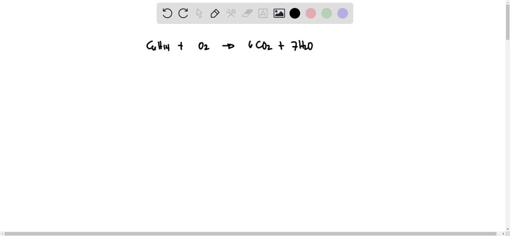 SOLVED: Balance the following combustion reaction. What is the ...