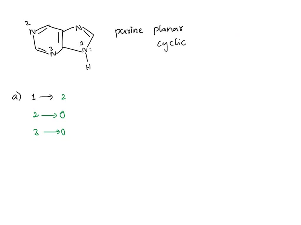 SOLVED: Assuming the heterocyclic ring above to be planar: Give the number of electrons that are ...