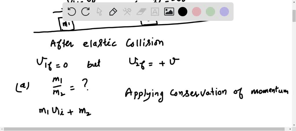 . Two blocks of masses m1 and m2 approach each other on a horizontal table with the same ...