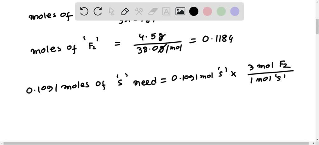 SOLVED: Sulfur and fluorine react in a combination reaction to produce ...