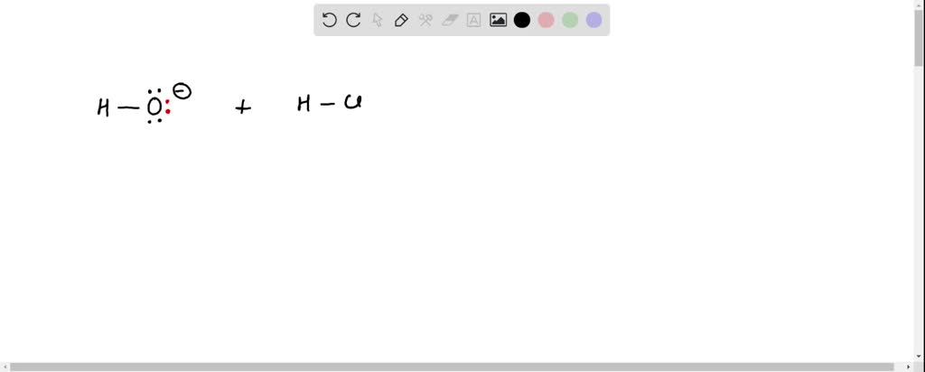 SOLVED: draw a mechanism of OHCL reaction and include all the electrons ...