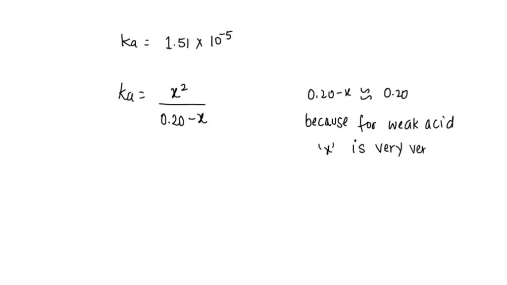 SOLVED: Calculating the pH of a 0.20 M solution of potassium butanoate ...