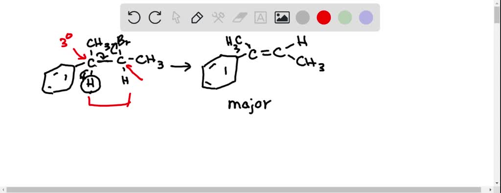 SOLVED: The equation below describes the elimination reaction of 3 ...