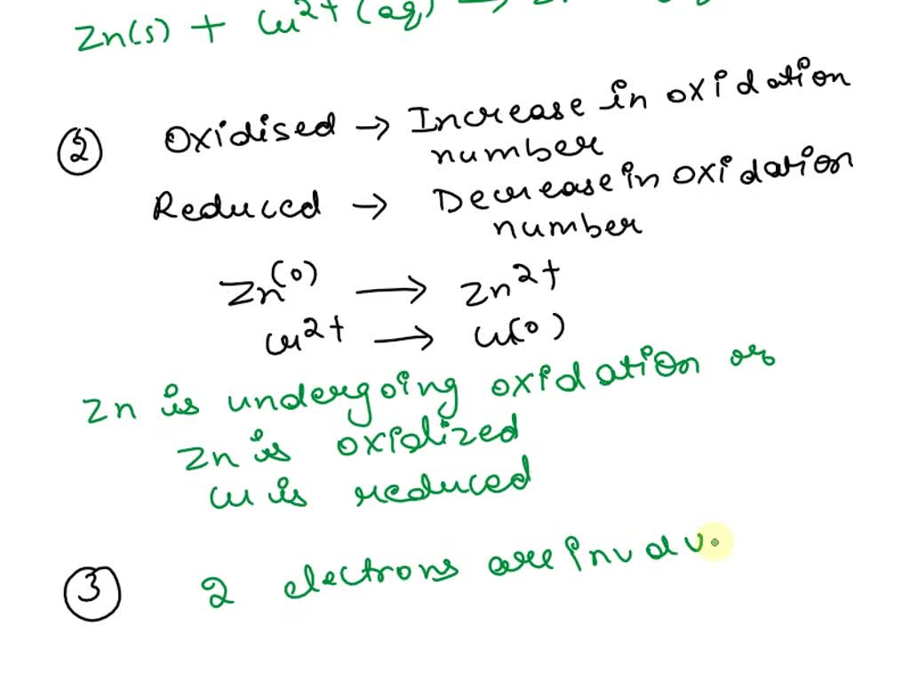 SOLVED: The following redox reaction can occur between zinc (Zn) and ...