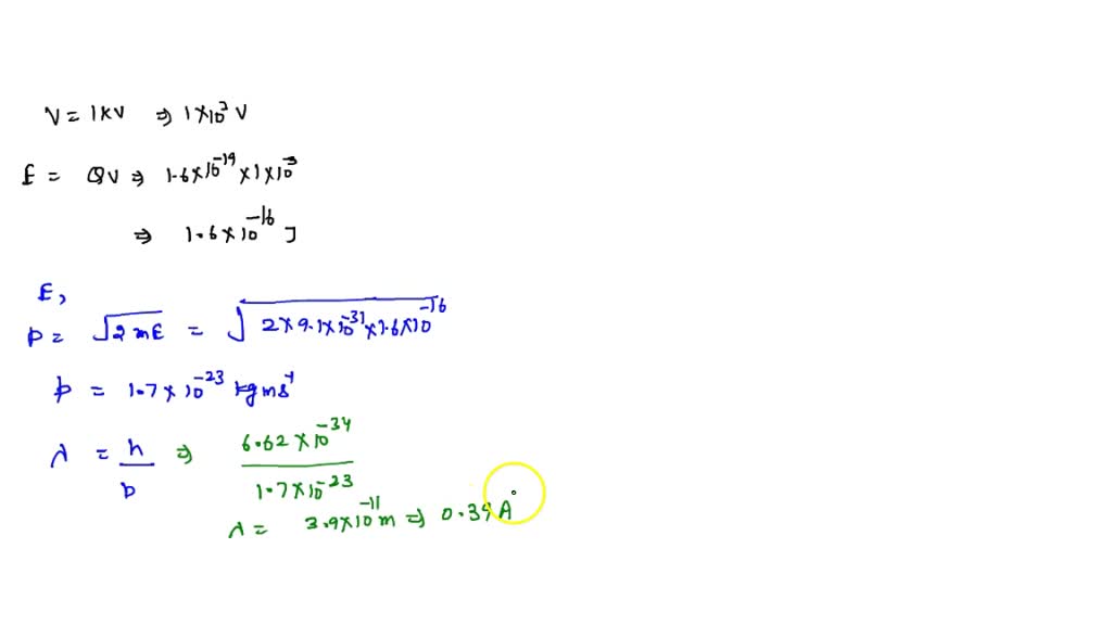 SOLVED: Problem secanning electron microscope (SEM), electrons at rest are accelerated by the ...