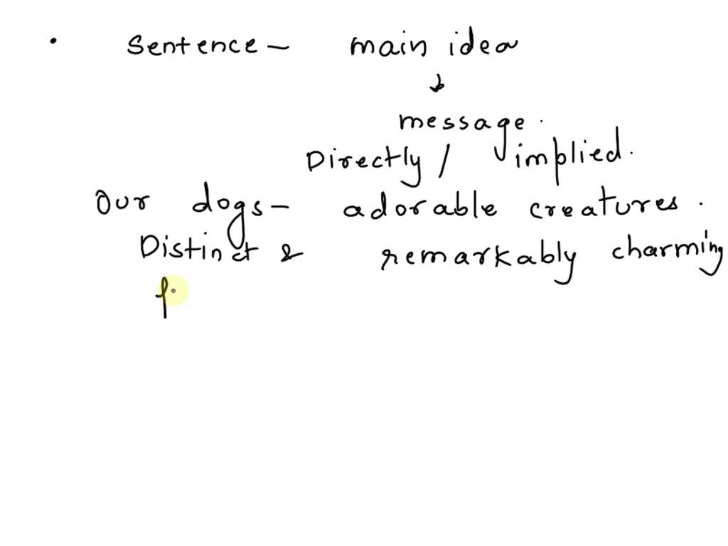 SOLVED: 42. The following sentences can be combined to form a paragraph ...