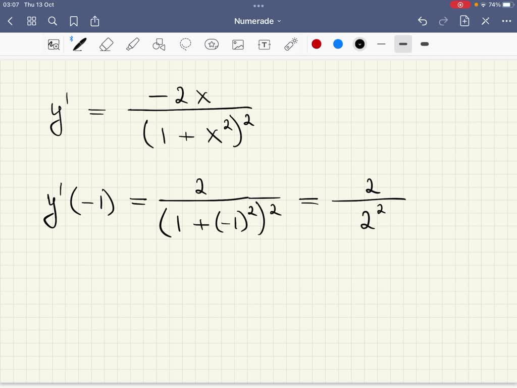 SOLVED: The curve point 1/(1 called the witch of Maria Agnesi. equation ...