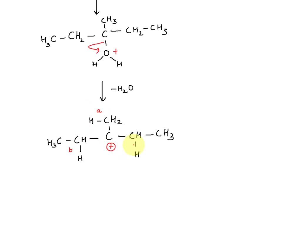 SOLVED: Write the structures of the three olefins produced by the dehydration of 3-methyl-3 ...
