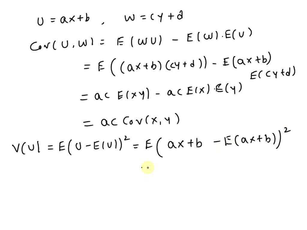 Solved Problem 5 20 Points Let The Correlation Between Random Variables X And Y Be Equal To
