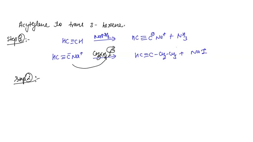 SOLVED: Q 9.19: Identify reagents that can be used to convert acetylene ...