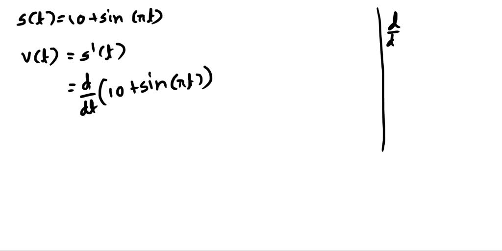 SOLVED: The displacement of a particle on a vibrating string is given by the equation s(t) = 10 ...