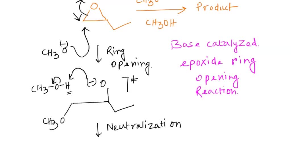 SOLVED: An epoxide can undergo base-catalyzed opening. Explain the ...