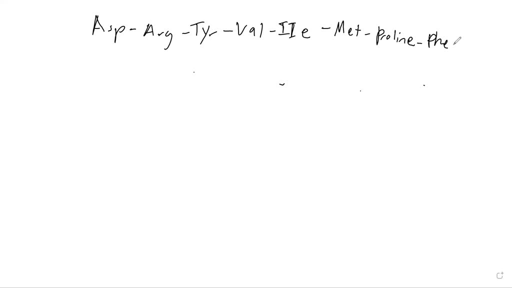 SOLVED: Draw a short peptide using these two amino acids: valine and ...