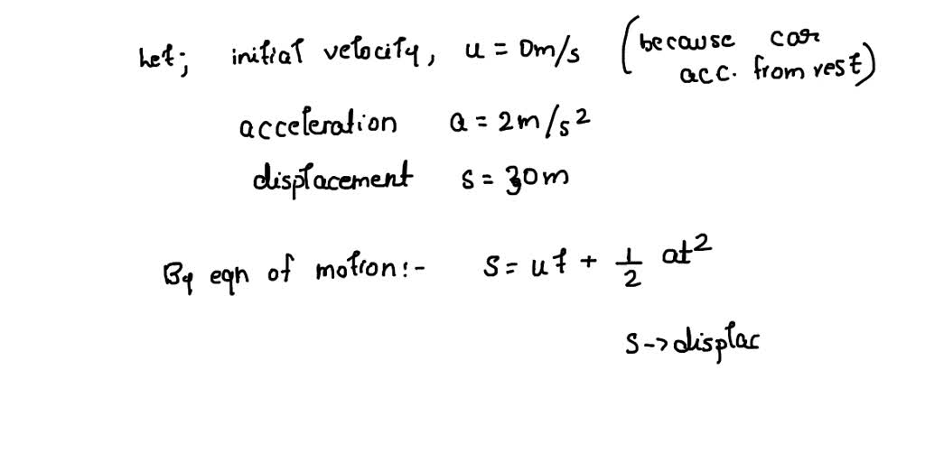 Solved A Car Accelerates From Rest At A Constant 2 00 M S2 How Long