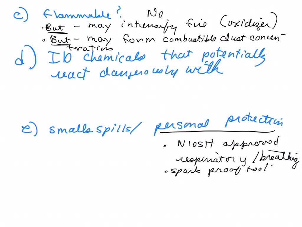 SOLVED: Use the internet to look up the SDS for potassium iodate, KIO3 ...