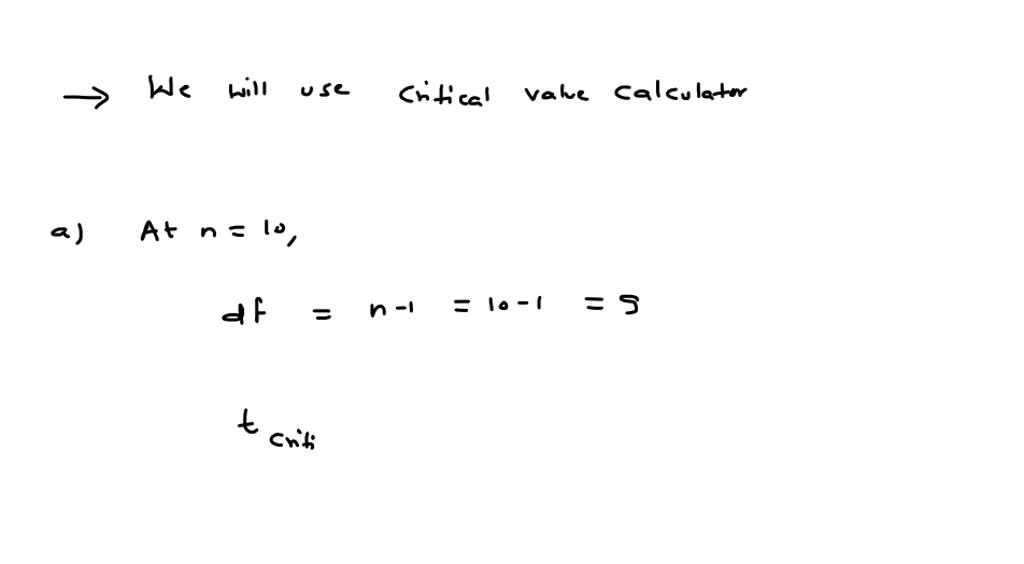 SOLVED: Find the t value that forms the boundary of the critical region ...