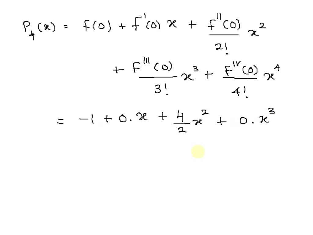 SOLVED: Let f be the function given by f(x)=cos(2x+π3) , and the P(x ...