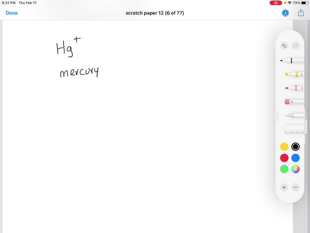 SOLVED: Hg+ Spell out the full name of the ion.