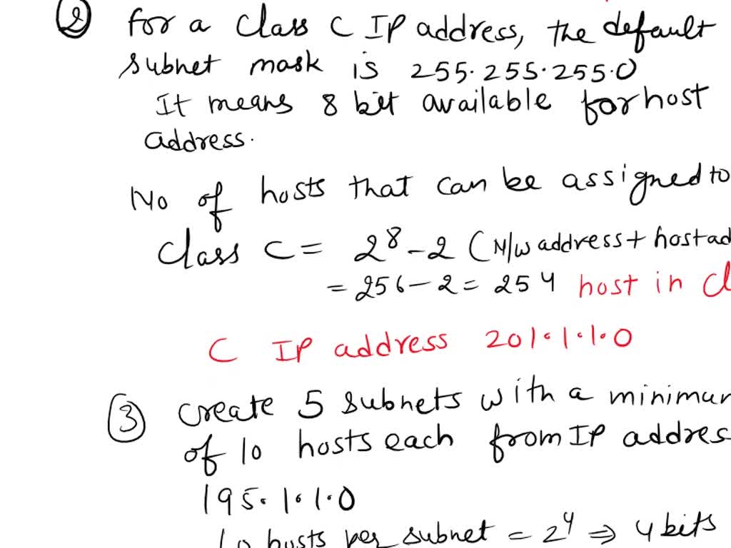 SOLVED: A network administrator wants to use VLSM to create unequal sized subnets. What is the ...