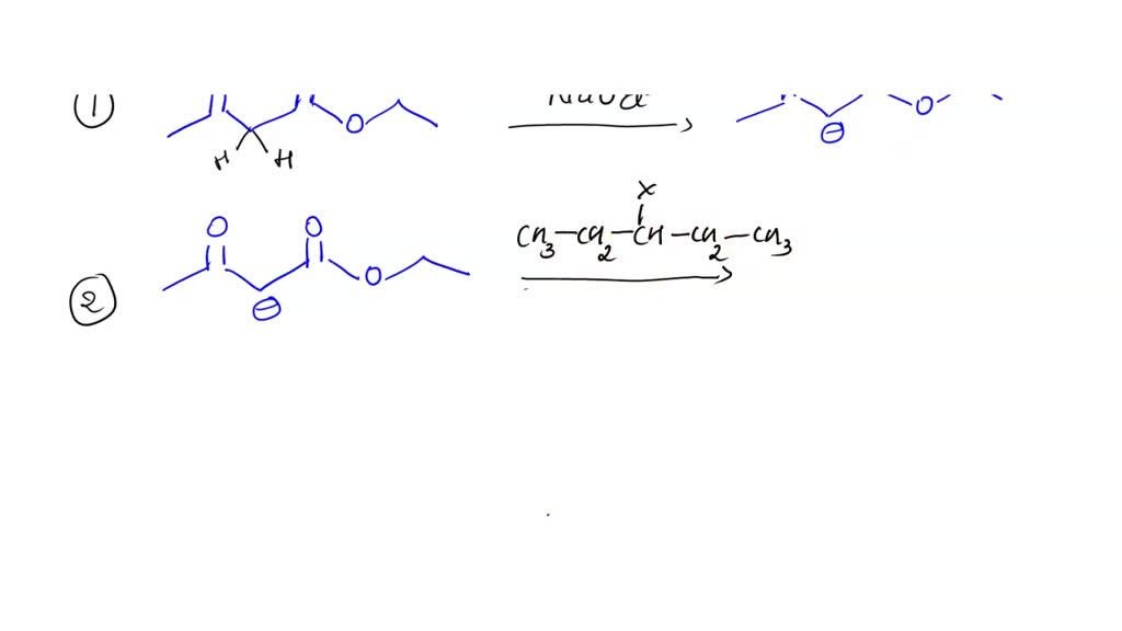 SOLVED: Use the reaction scheme to answer the questions that follow ...