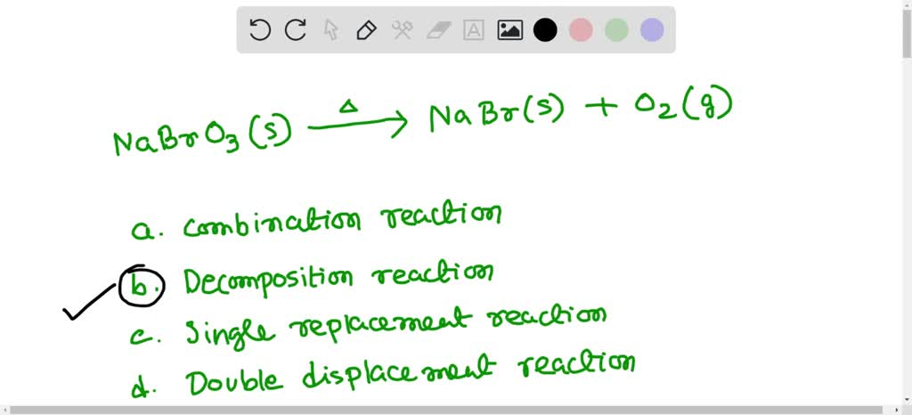 SOLVED: 20) What type of chemical reaction is illustrated in the ...
