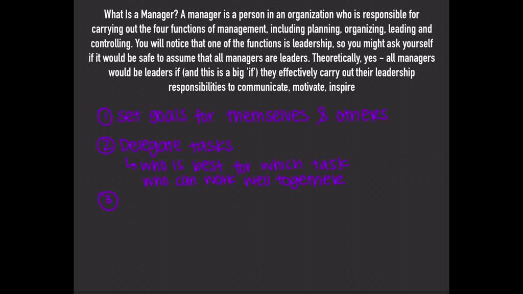 SOLVED: 1) Managers usually make decisions by following a four-step process. What are the steps ...