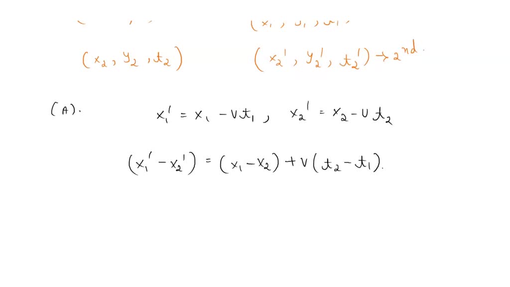 A firecracker explodes in reference frame S at t = 2.0 s. A second firecracker explodes at the ...
