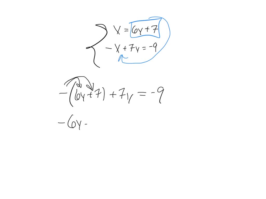 SOLVED: A math student has a plan to solve the following system by the ...