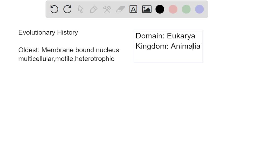 SOLVED: Order the following evolved traits according to their ...