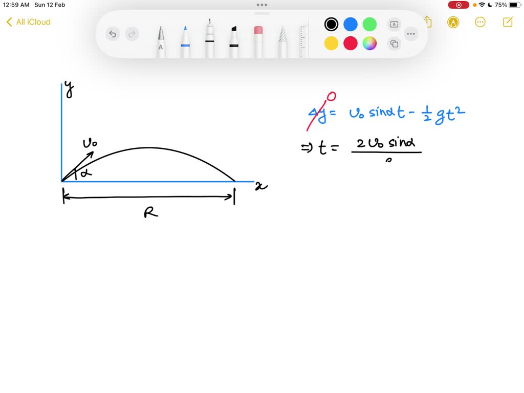 SOLVED: A projectile is launched from point A with speed v0=30 m / s . Determine the value of ...