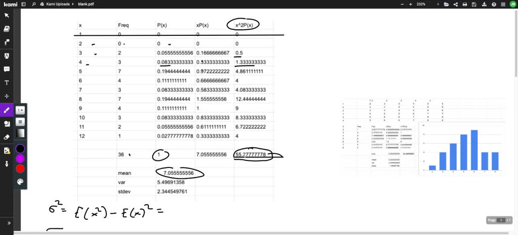 SOLVED: PART A Roll single standard six-sided die 36 times and tabulate your results (ie, number ...