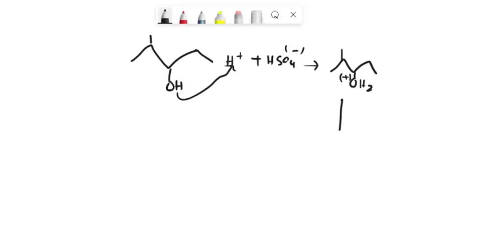 SOLVED: V: (a) Write the mechanism of the reaction shown, using curved arrows to show the flow ...